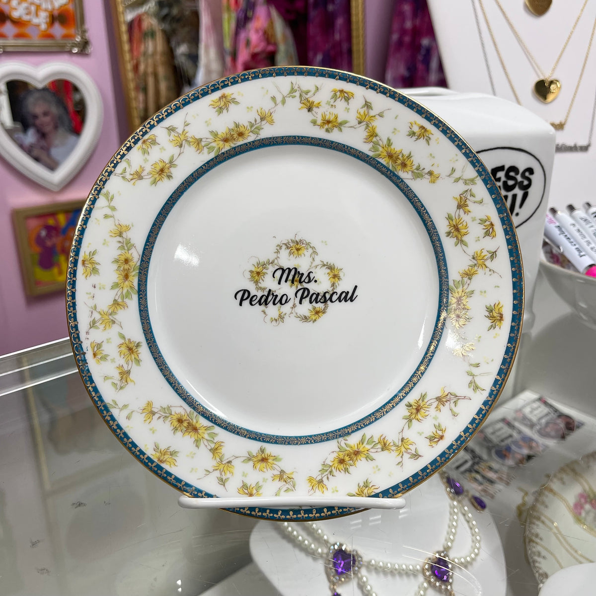 Mrs. Pascal Vintage Plate – Backseat Love