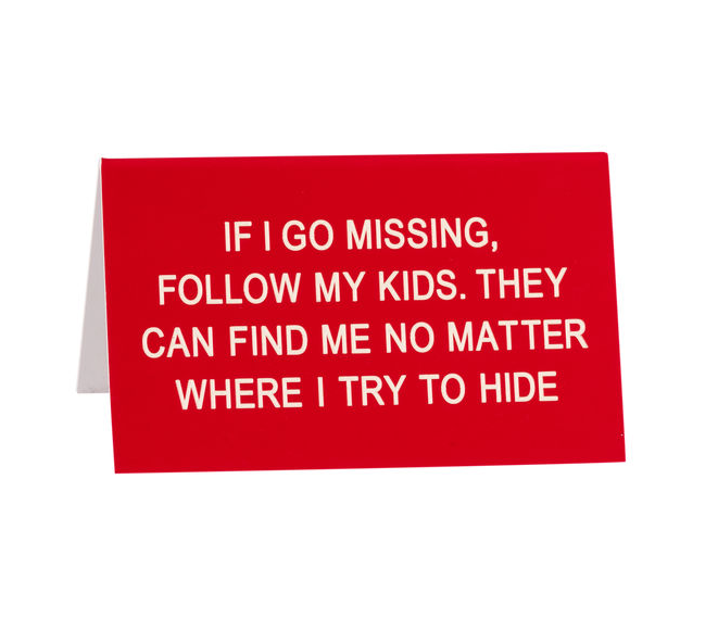 Follow My Kids Desk Sign – Backseat Love